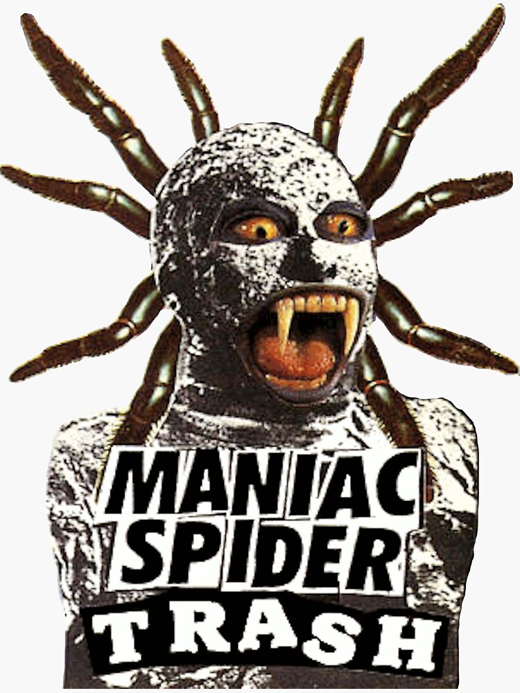 "Maniac Spider Trash: Dumpster Mummies (Alternate Art & Logo)" Sticker ...