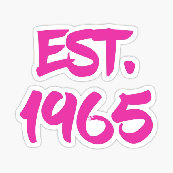Est 1965 Gifts & Merchandise | Redbubble