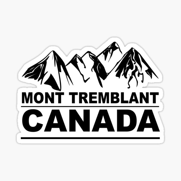 "Mont Tremblant Canada" Sticker by Colleen206 | Redbubble