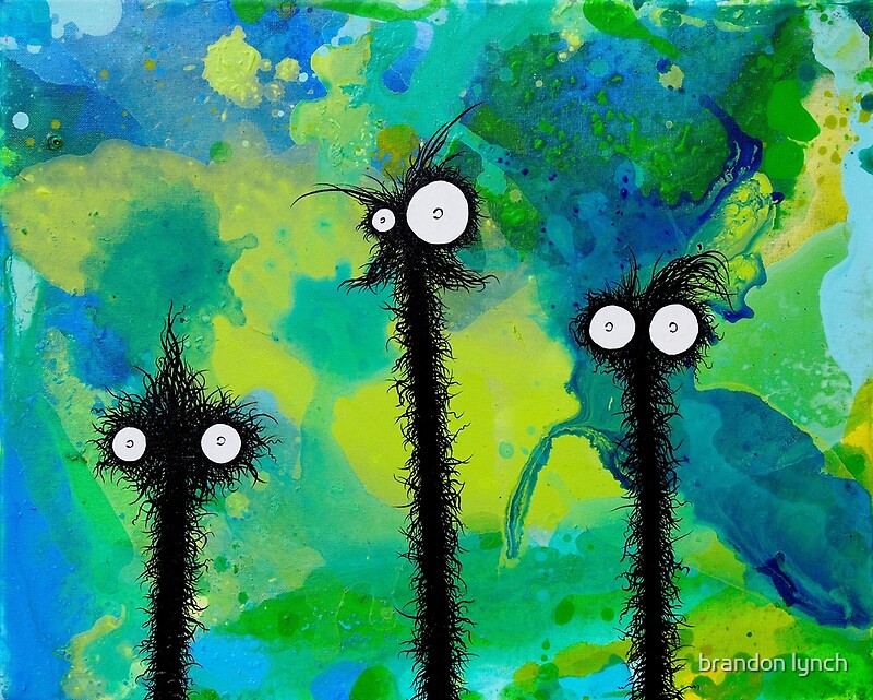 "The Creatures From The Drain painting 54" by brandon lynch | Redbubble