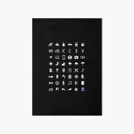"Universal Translator Icons (for print on darker backgrounds)" Art ...