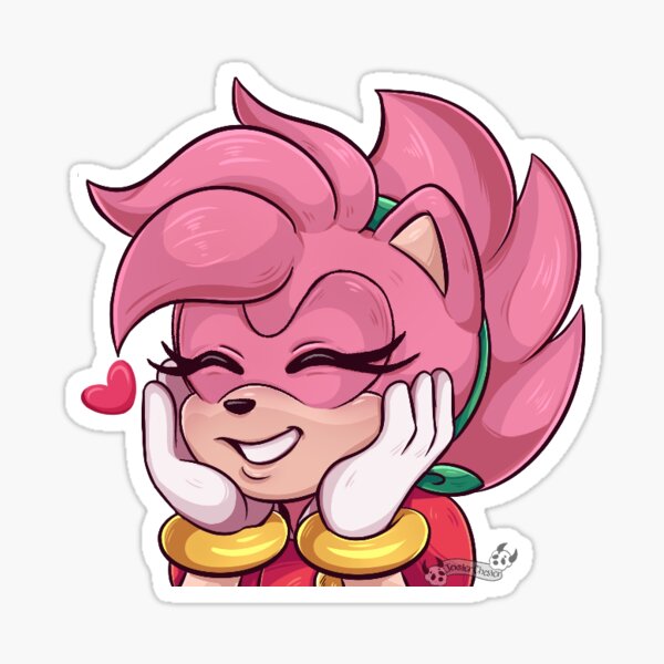 "Amy Heart!" Sticker for Sale by JevsterChesters | Redbubble