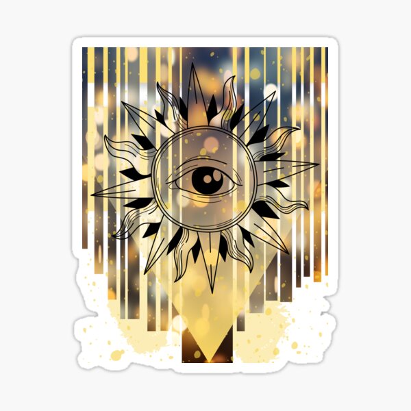 "Vision" Sticker for Sale by twisted-muse | Redbubble