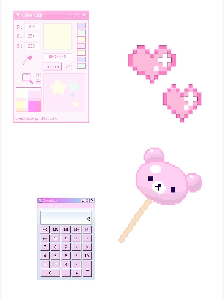 "Cute Pink " Poster for Sale by plen-tee | Redbubble