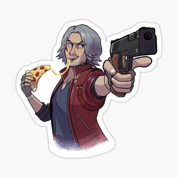 "Dante Pizza Man" Sticker for Sale by DukeBlaster | Redbubble