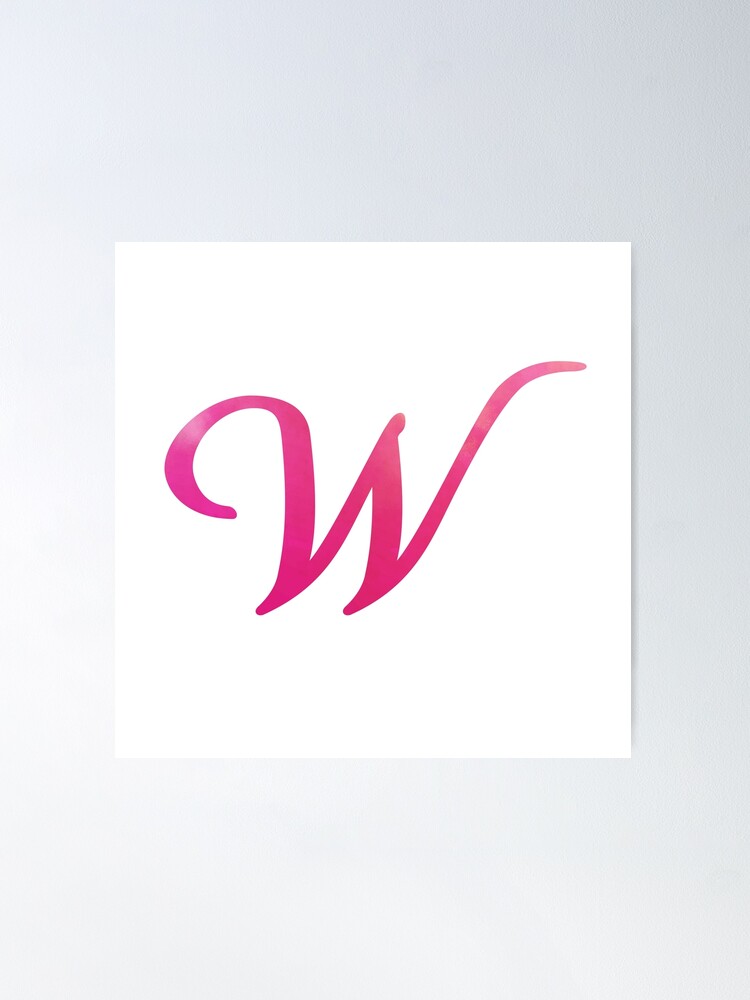 Script Letter W Variations Of Cursive Lowercase Letters