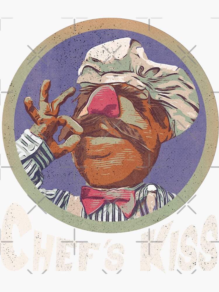 "Chef's Kiss" Sticker for Sale by CreativeSpero | Redbubble