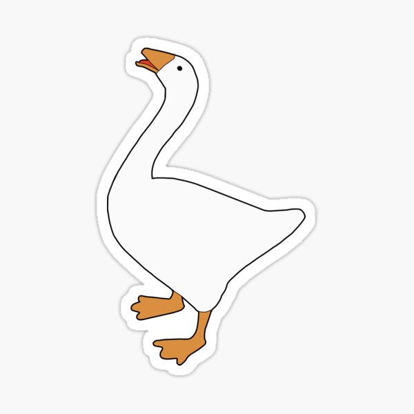 "The Goose" Sticker for Sale by yukykon | Redbubble