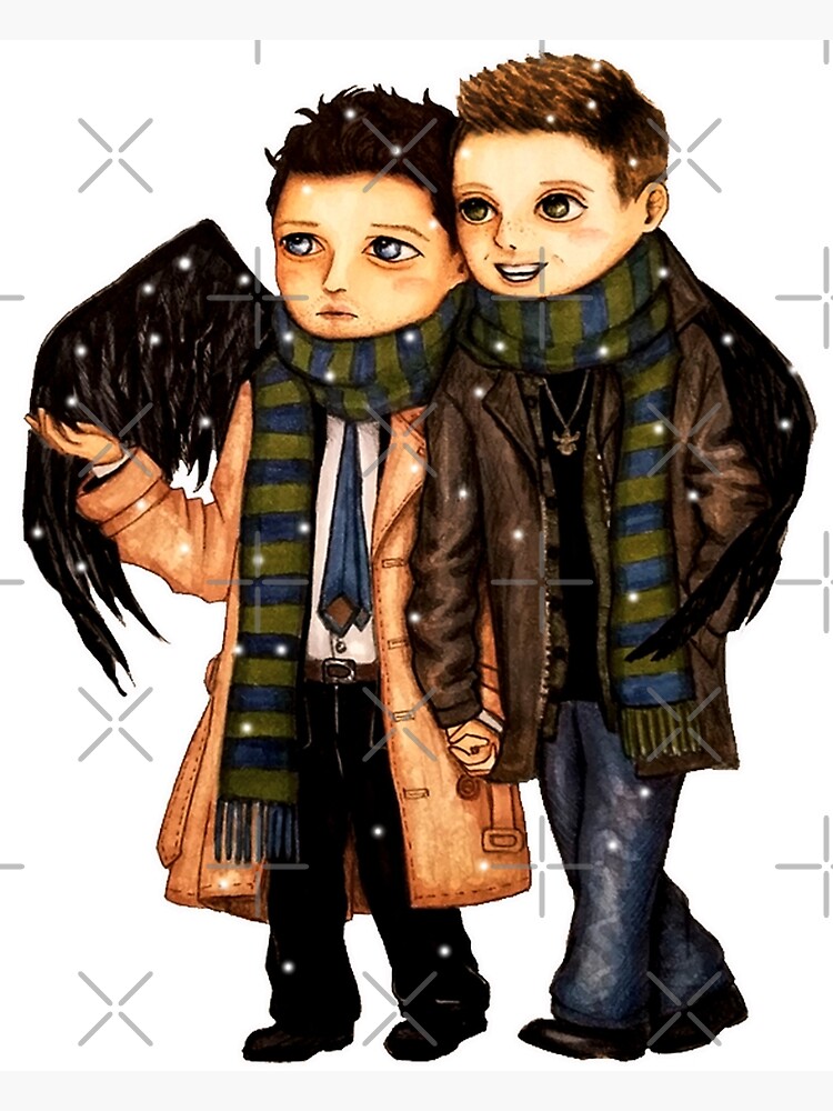 "Destiel Snow Fluff" Photographic Print for Sale by valentinefair ...
