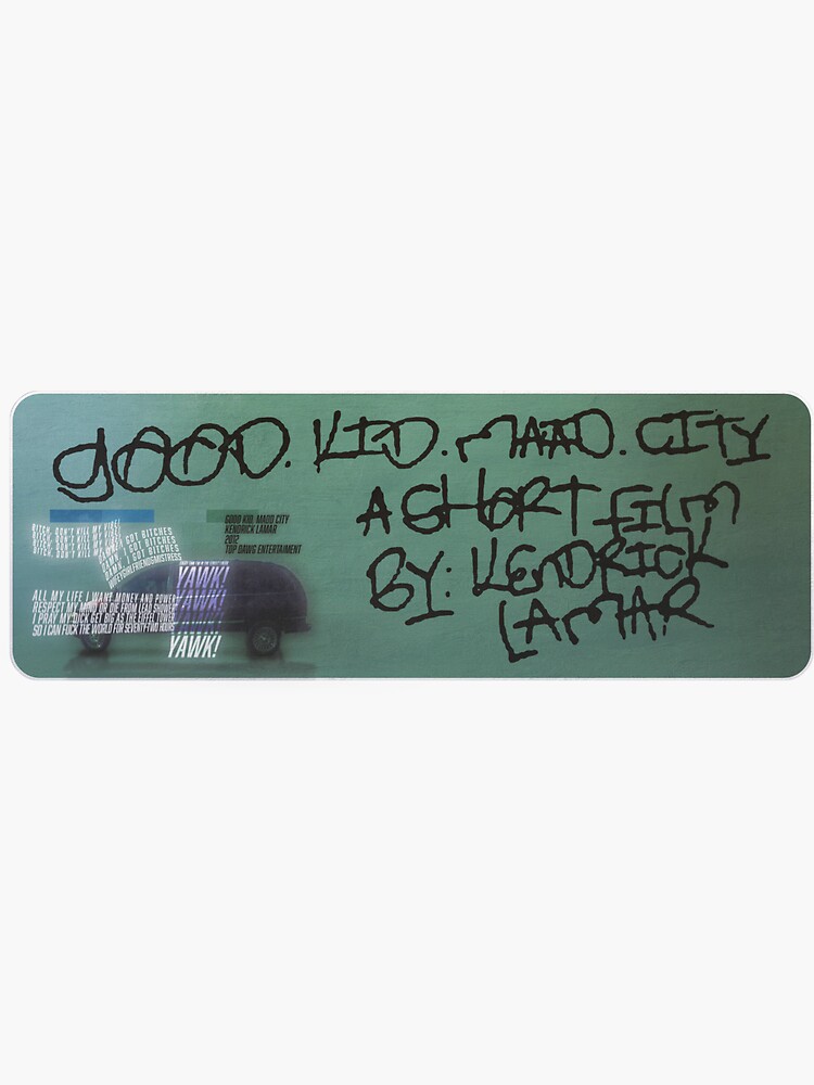 "GKMC Album Art" Sticker for Sale by IvanHDesign | Redbubble