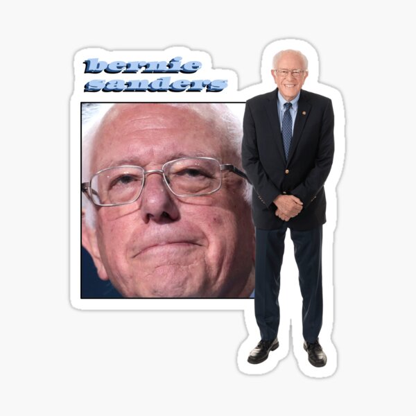 "Bernie Sanders Meme" Sticker for Sale by art-by-harmonie | Redbubble