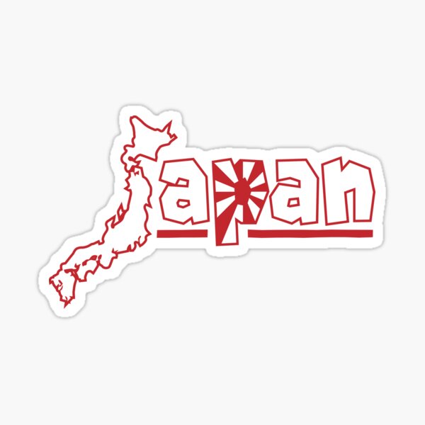 "Japan Logo" Sticker by akgwilliams | Redbubble