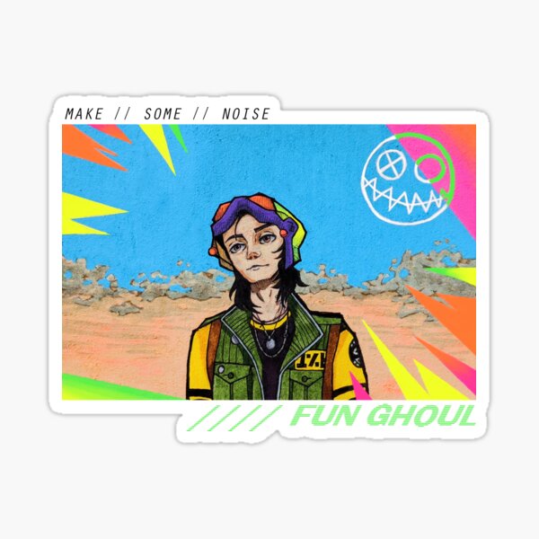 "Fun Ghoul" Sticker for Sale by epikin13 | Redbubble