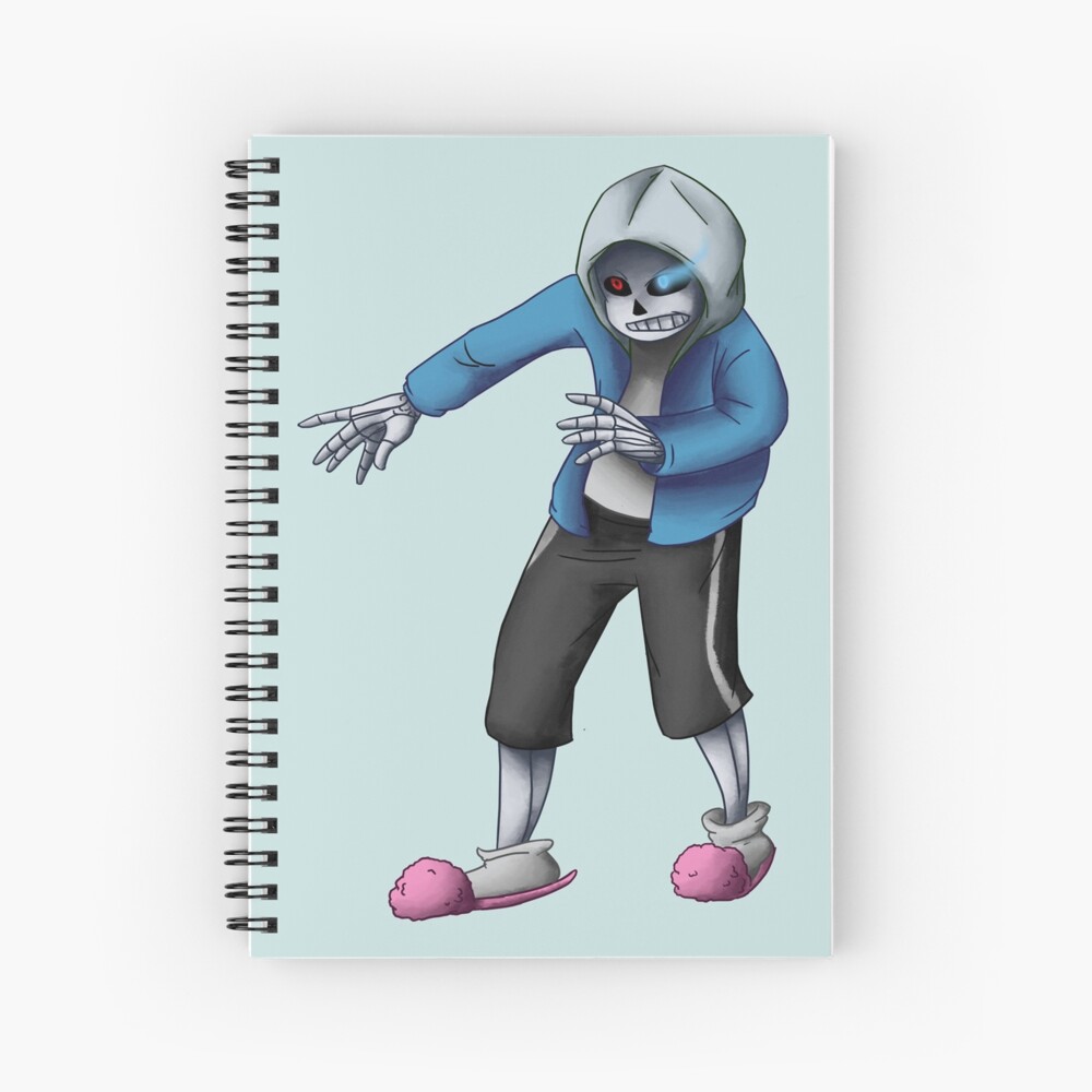 "Dusttale Sans" Spiral Notebook by Koonztanze | Redbubble