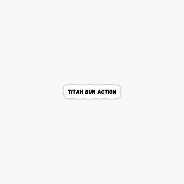 "titah bun action hawaii slang sticker" Sticker for Sale by maplunk ...