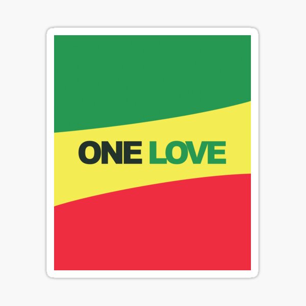 "One Love Rasta Flag" Sticker for Sale by BuickRasDesign | Redbubble