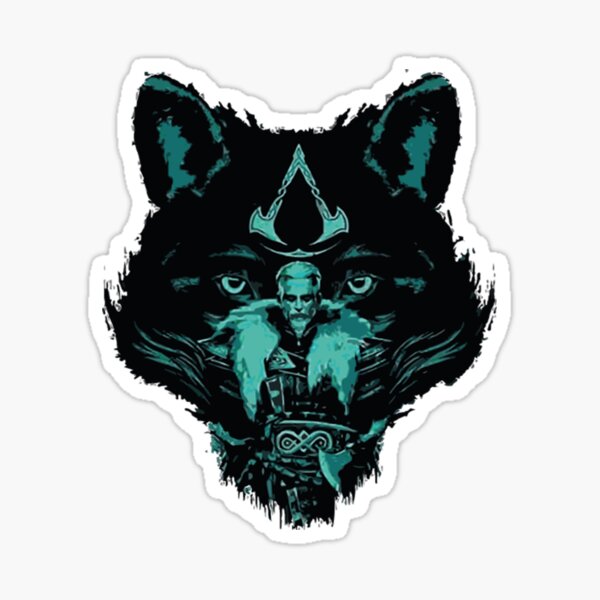 "AC Valhalla viking" Sticker for Sale by Onebistoer | Redbubble