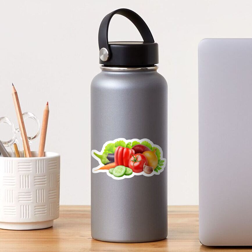 "Fresh vegetables" Sticker by 6hands | Redbubble