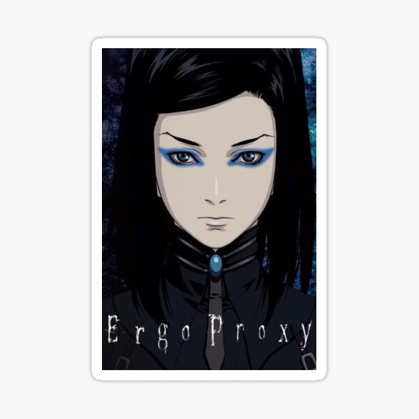 "Ergo Proxy" Sticker for Sale by aestheticjas | Redbubble
