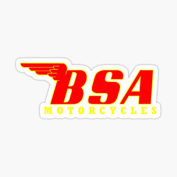 "BSA Motorcycles " Sticker for Sale by superbarkah | Redbubble