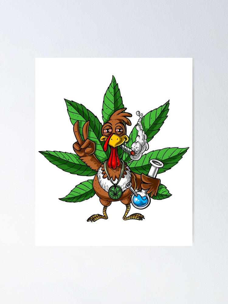 "Turkey Smoking Weed" Poster for Sale by Nikolay Lachezarov Todorov ...