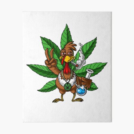 "Turkey Smoking Weed" Art Board Print for Sale by Nikolay Lachezarov ...