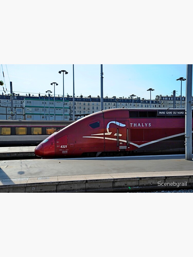 "Thalys train in Paris" Poster for Sale by Scenebyrail | Redbubble