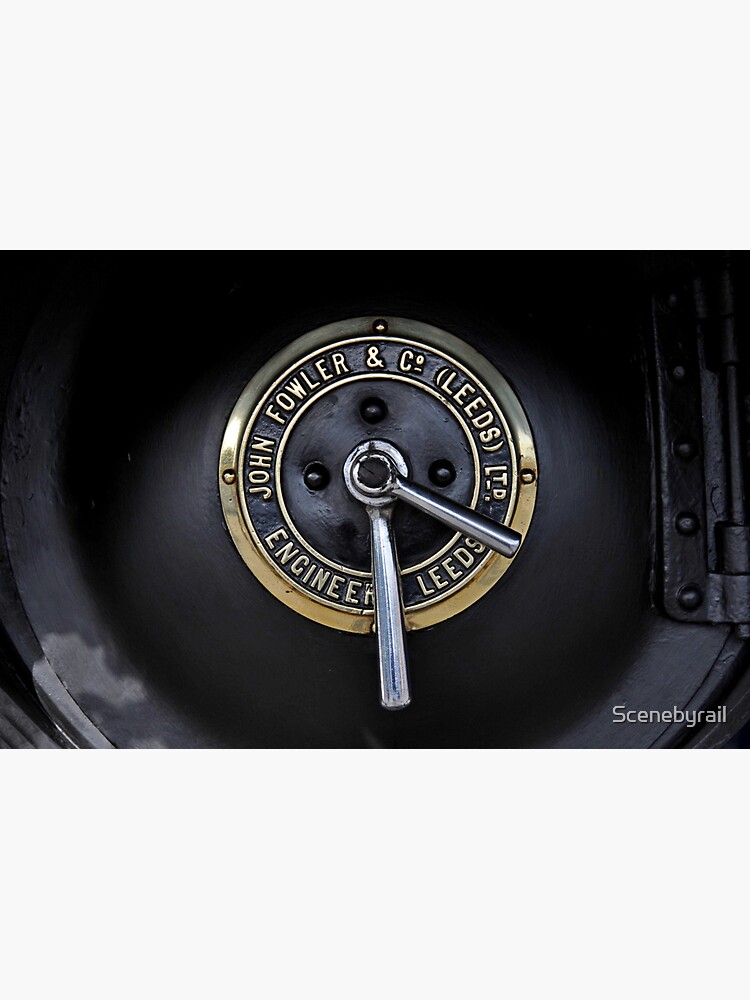 "Fowler steam traction engine" Sticker for Sale by Scenebyrail | Redbubble
