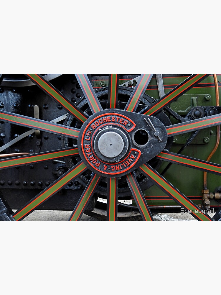 "Aveling and Porter traction engine" Sticker for Sale by Scenebyrail ...