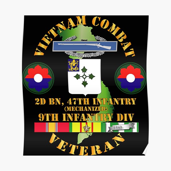 "Army - Vietnam Combat Infantry Veteran w 2nd Bn 47th Inf (Mech) - 9th ...