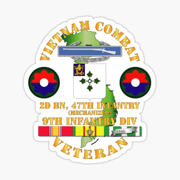 "Army - Vietnam Combat Infantry Veteran w 2nd Bn 47th Inf (Mech) - 9th ...