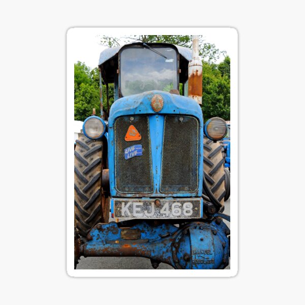 "Vintage Roadless Tractor" Sticker for Sale by Scenebyrail | Redbubble