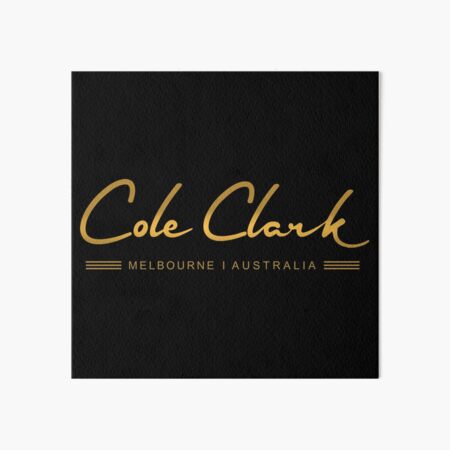"Cole Clark Logo" Art Board Print by fikries | Redbubble