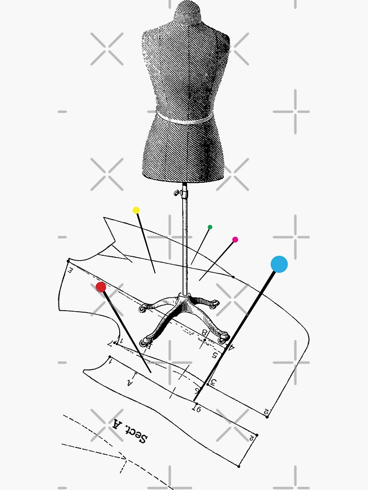 "Mannequins fashion" Sticker by MaroX | Redbubble