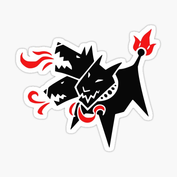 "Cerberus" Sticker by janistrading | Redbubble