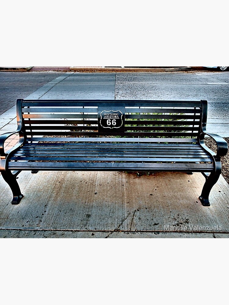 "Route 66 Bench, Winslow, Arizona" Art Print for Sale by southwestsun ...