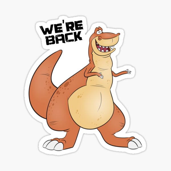 "We´re back! Roll back the rock!" Sticker for Sale by EduardSQ | Redbubble