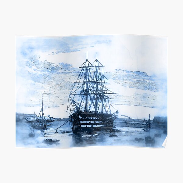 "HMS Victory" Poster for Sale by ErianAndre | Redbubble