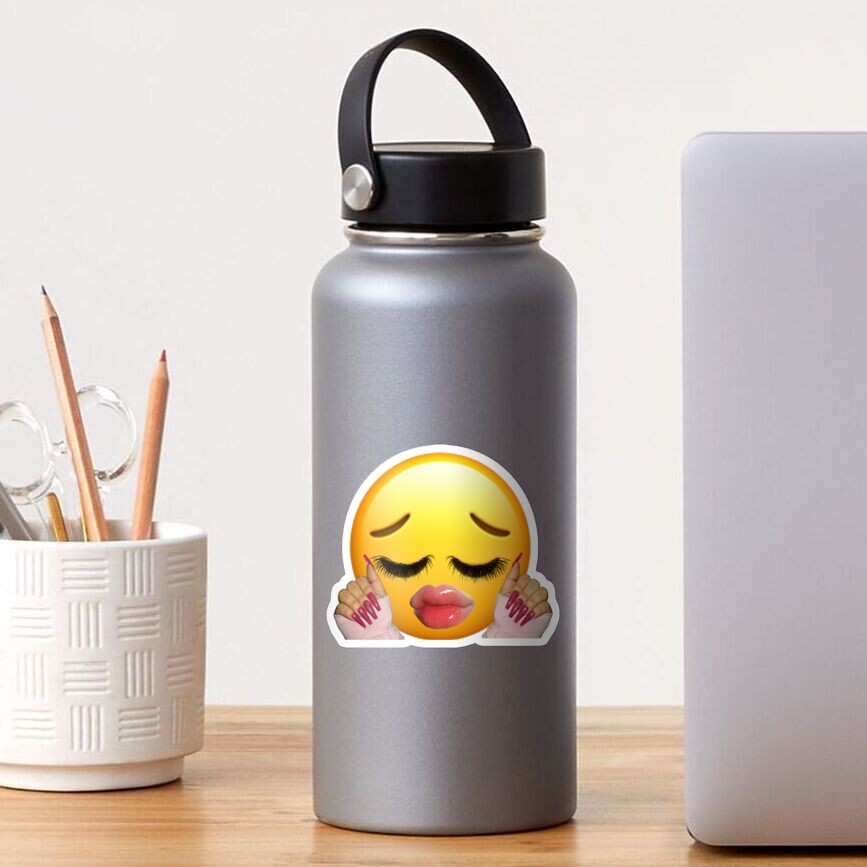 Sassy Emoji Sticker For Sale By Albamiller Redbubble