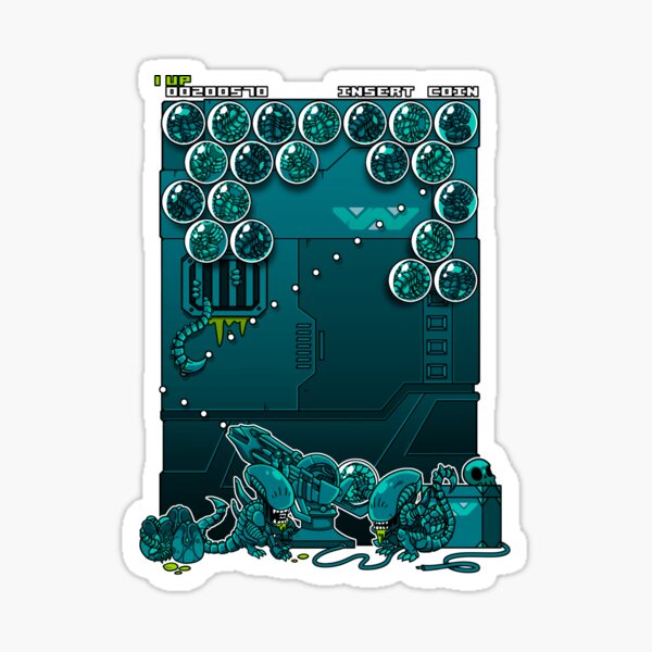 "Alien Bobble - Bust a move - Puzzle Bobble - Aliens Movie Nostromo ...