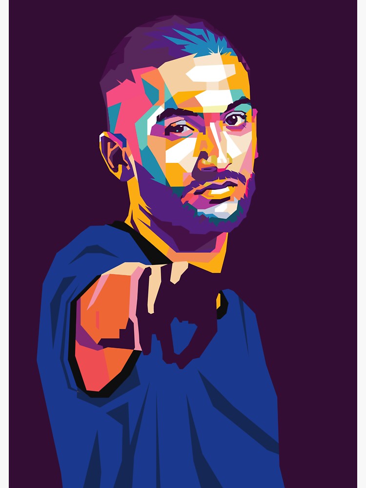 "Hakim Ziyech pop art" Sticker for Sale by Tutormade | Redbubble