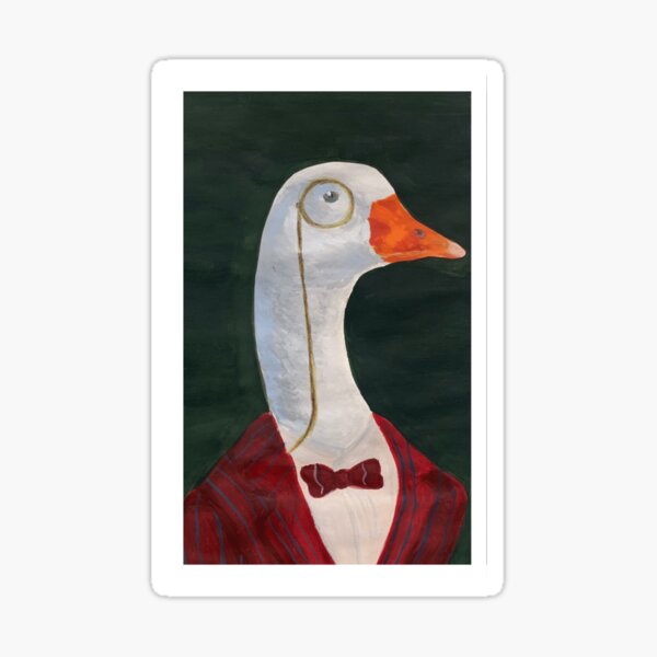 "Dr. Quack the duck " Sticker by Stellart15 | Redbubble