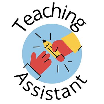 "Teaching Assistant" Sticker for Sale by kathysz | Redbubble