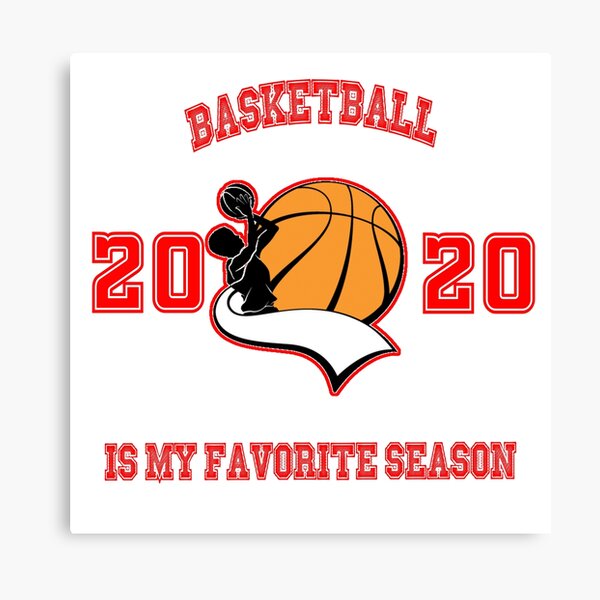 Basketball Is My Favorite Season Face Canvas Prints | Redbubble