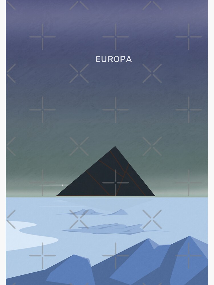 "Visit Europa" Sticker for Sale by Jonrjones | Redbubble