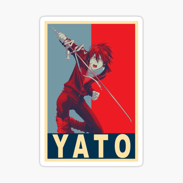 "Yato - Poster" Sticker for Sale by LahcenBamouh | Redbubble