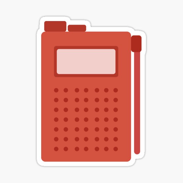 "Jiji Radio - Retro Essential" Sticker for Sale by Object95 | Redbubble