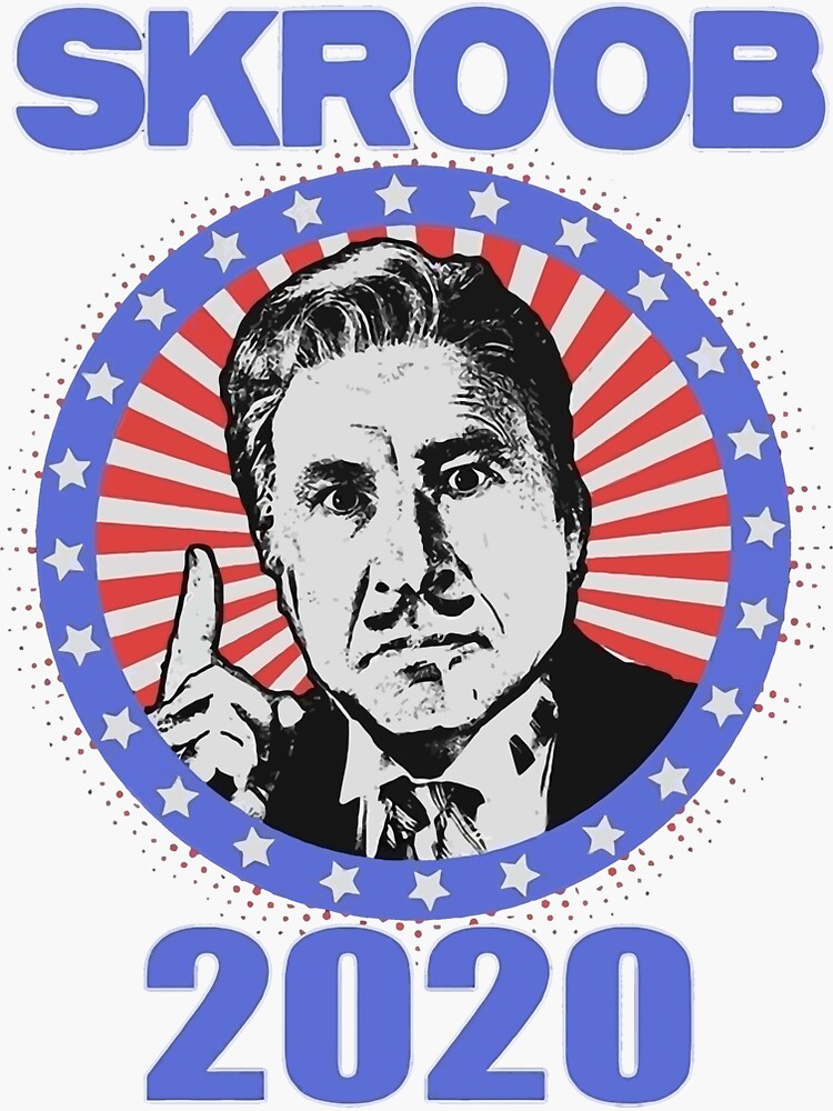 "President Skroob" Sticker for Sale by StuffByRoman | Redbubble