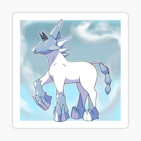 "Glastrier" Sticker by HitoshiMaesaka | Redbubble