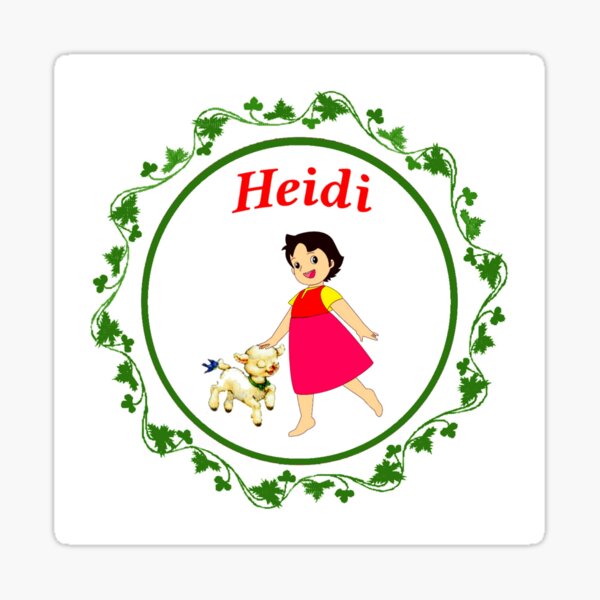 "Simply Heidi ...." Sticker for Sale by Imagineagain | Redbubble
